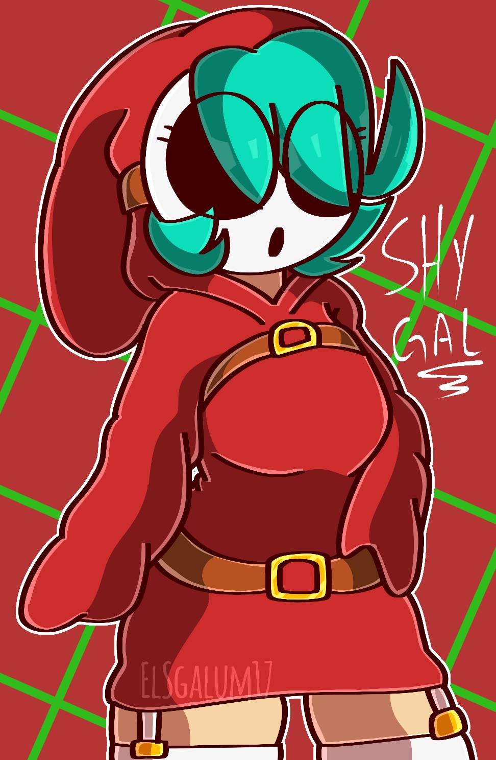 Shy Gal Fanart By Elsgalum17 On Deviantart
