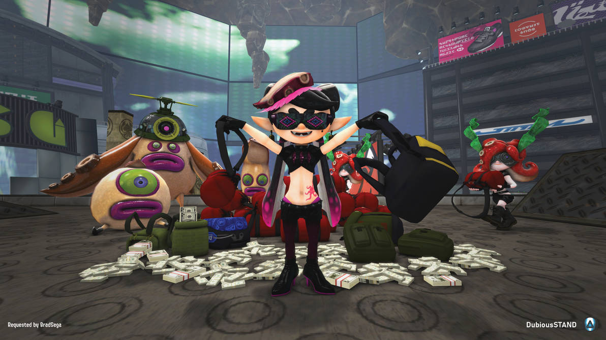 Splatoon Sfm Callies Money Heiest By Dubiousstand On Deviantart