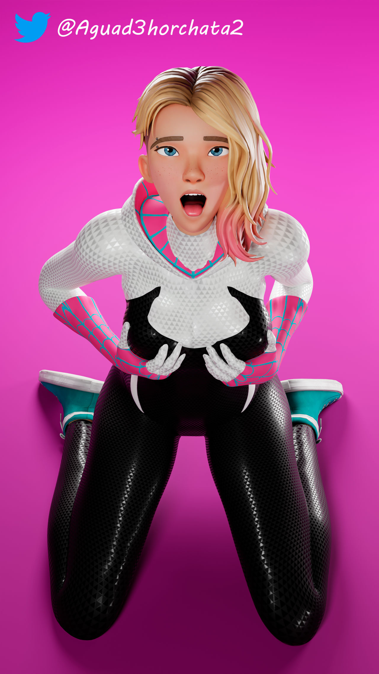 Spider Gwen 20 By Aguad3horchata On Deviantart