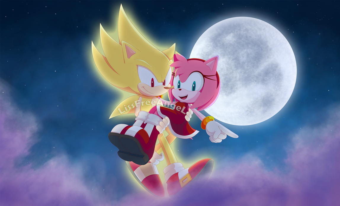 Super Sonic Y Amy Remake By Lissfreeangel On Deviantart
