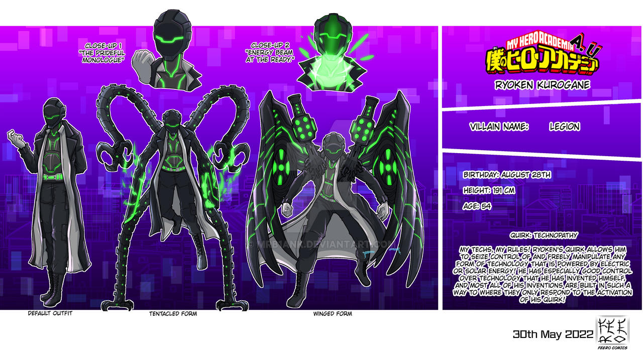 Mha Oc Legion Character Sheet Redux By Mrb1ank On Deviantart