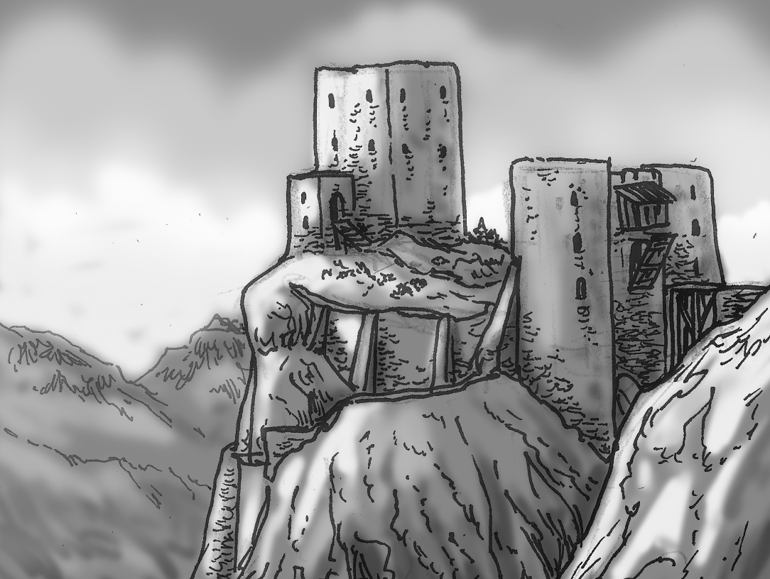Mountain Fortress by Shabazik on DeviantArt Mountain Fortress by Shabazik on DeviantArt