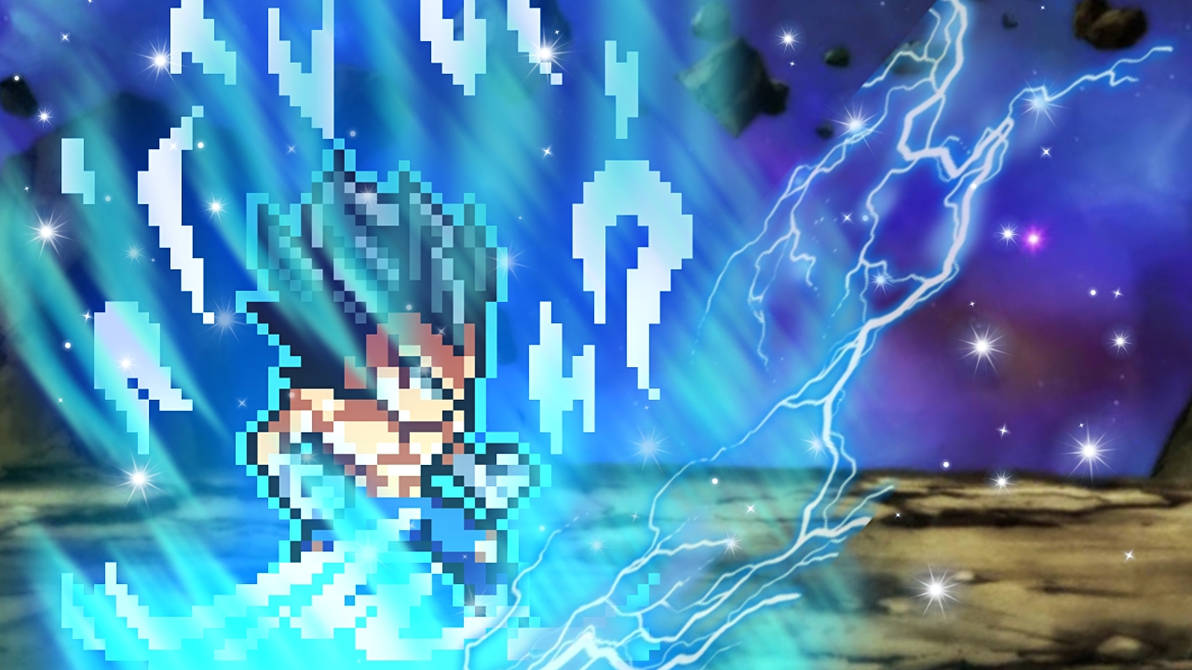 Vegeta Activando El Ultra Instinto By Elpapuhshs On Deviantart