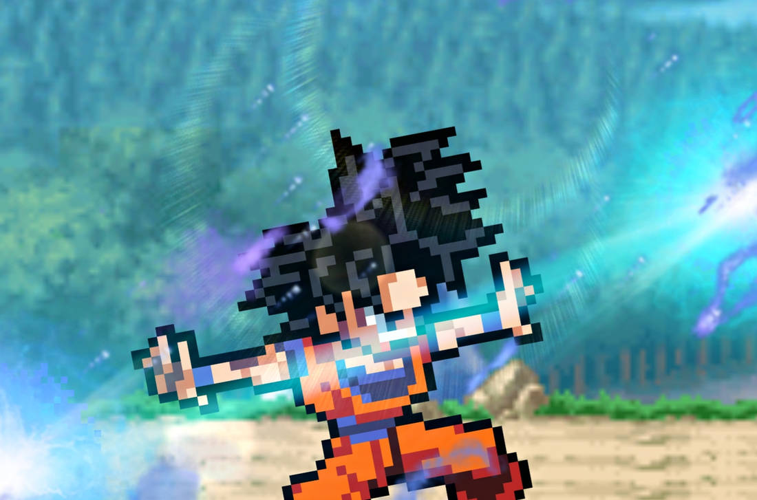 Goku Lanzando Bolas De Ki By Elpapuhshs On Deviantart