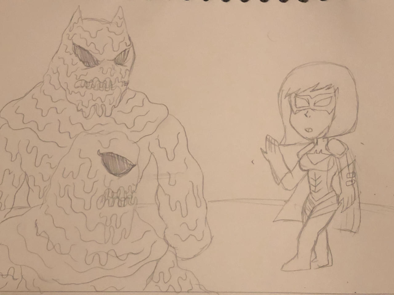 Gotham Knights Annie Encounters Clayface By Tevartist14 On Deviantart
