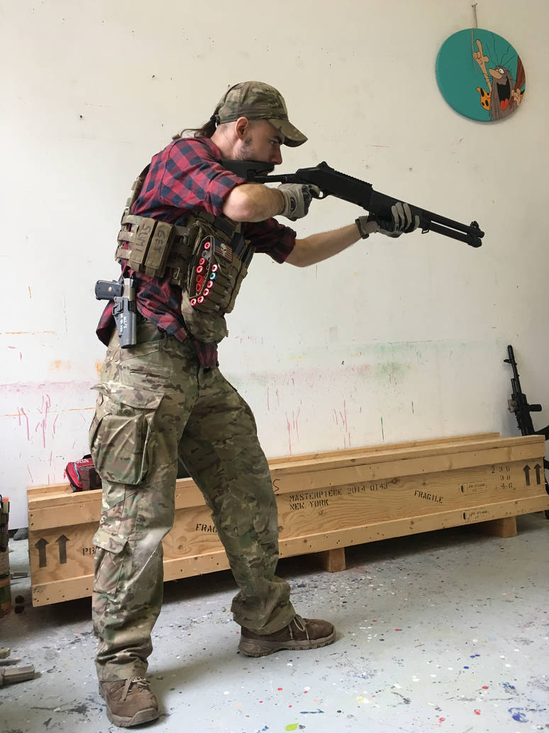 PMC loadout 2: shotgun operator (sideview) by Schron on DeviantArt PMC loadout 2: shotgun operator (sideview) by Schron on DeviantArt