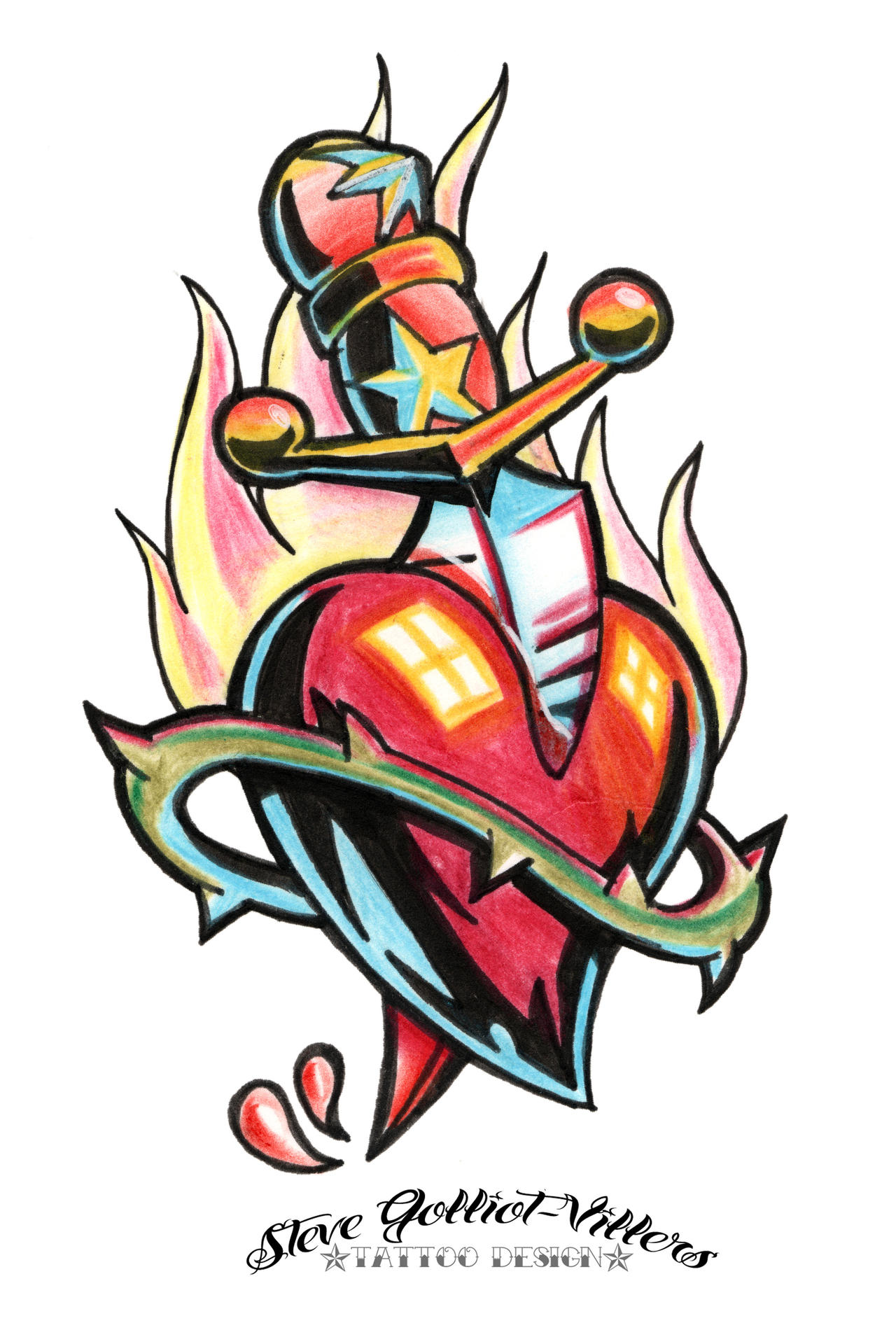 Burning Heart By SteveGolliotVillers On DeviantArt burning-heart-by-stevegolliotvillers-on-deviantart