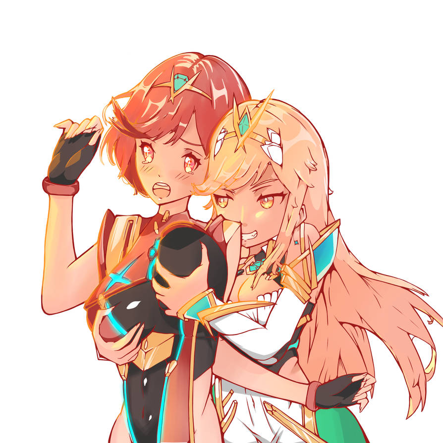 Pyra X Mythra By Cryptictk1996 On Deviantart