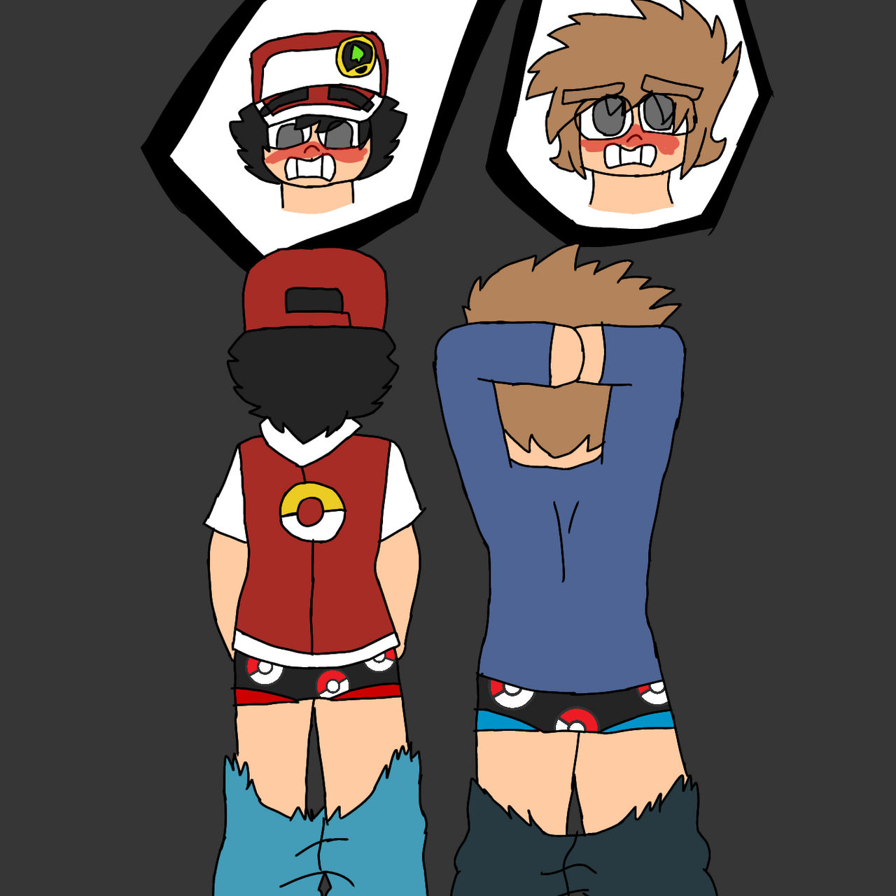 Pokemon Red And Blue Underwear By Wedgielord883 On Deviantart