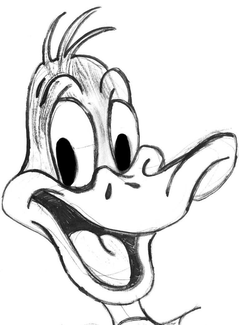Daffy Duck Sketch By Leevancleefiii On Deviantart