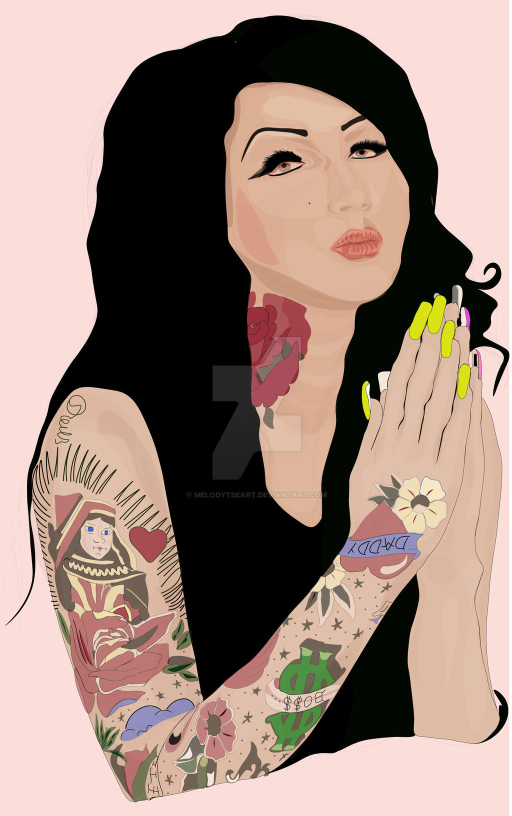 My first vector portrait by MelodyTseArt on DeviantArt My first vector portrait by MelodyTseArt on DeviantArt