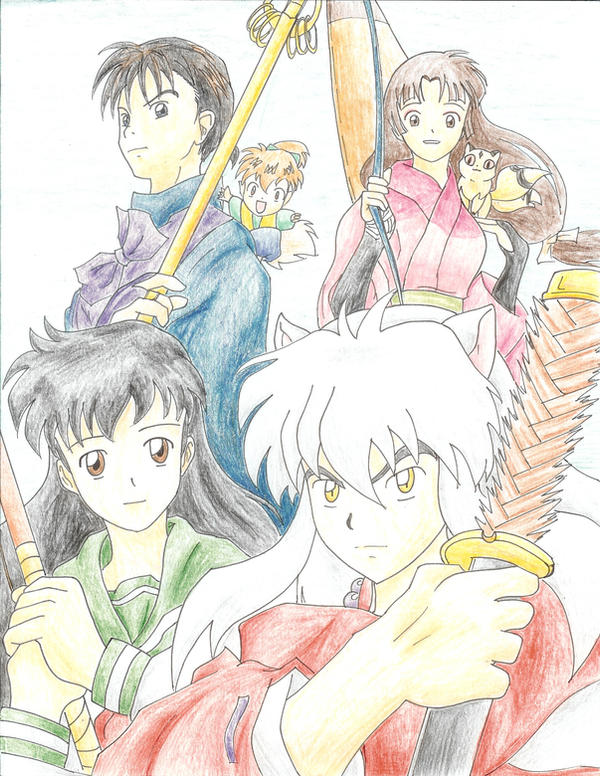 InuYasha Group by AzureDragon4 on DeviantArt