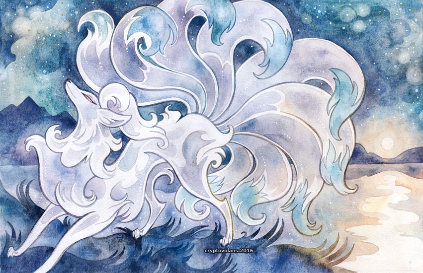 Shiny Ninetails By Cryptosilver On Deviantart