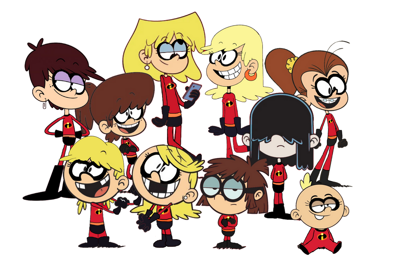The Incredible Loud Sisters Render By Nicofar78deviantart On Deviantart