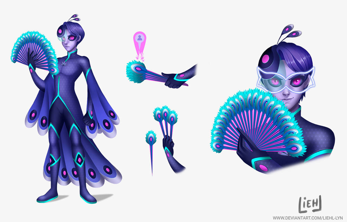 Peacock Miraculous Oc By Liehl Lyn On Deviantart