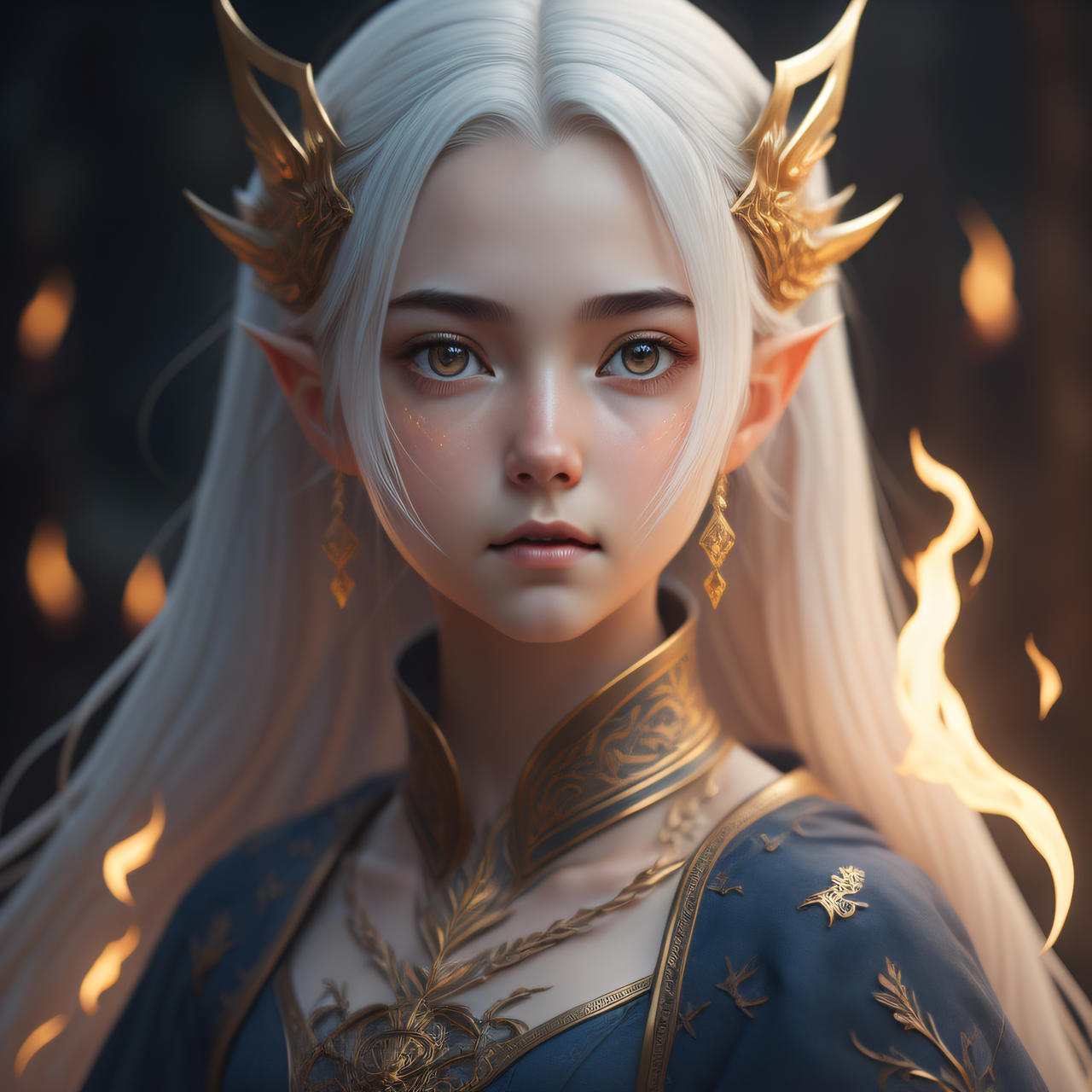 Enchanting Elven Maiden by prajinsp on DeviantArt Enchanting Elven Maiden by prajinsp on DeviantArt
