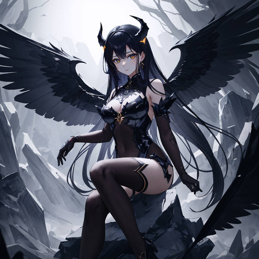 Anime Demon Girl By Sk4lter On Deviantart
