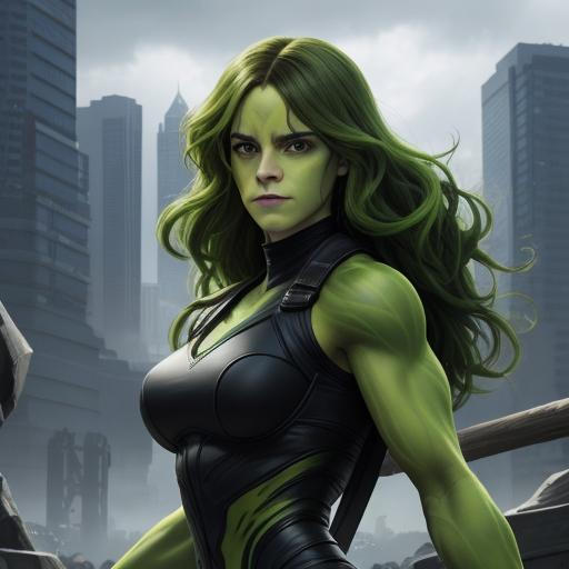 Emma Watson as She Hulk by Klarseth on DeviantArt Emma Watson as She Hulk by Klarseth on DeviantArt