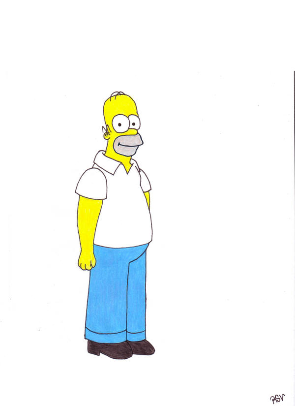Homer Simpson by NineTailedNaruto on DeviantArt