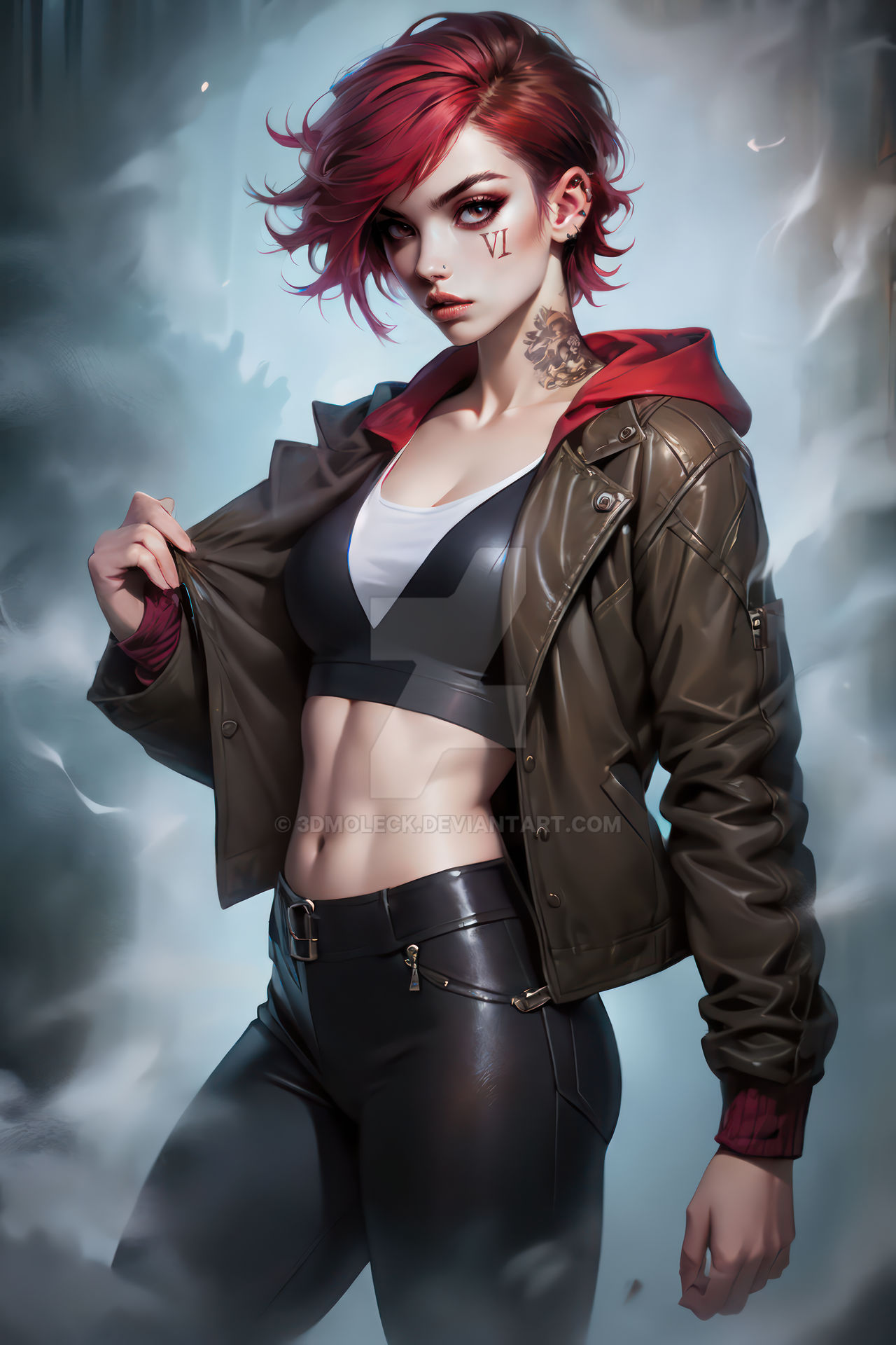 Vi Arcane 02 By 3dmoleck On Deviantart