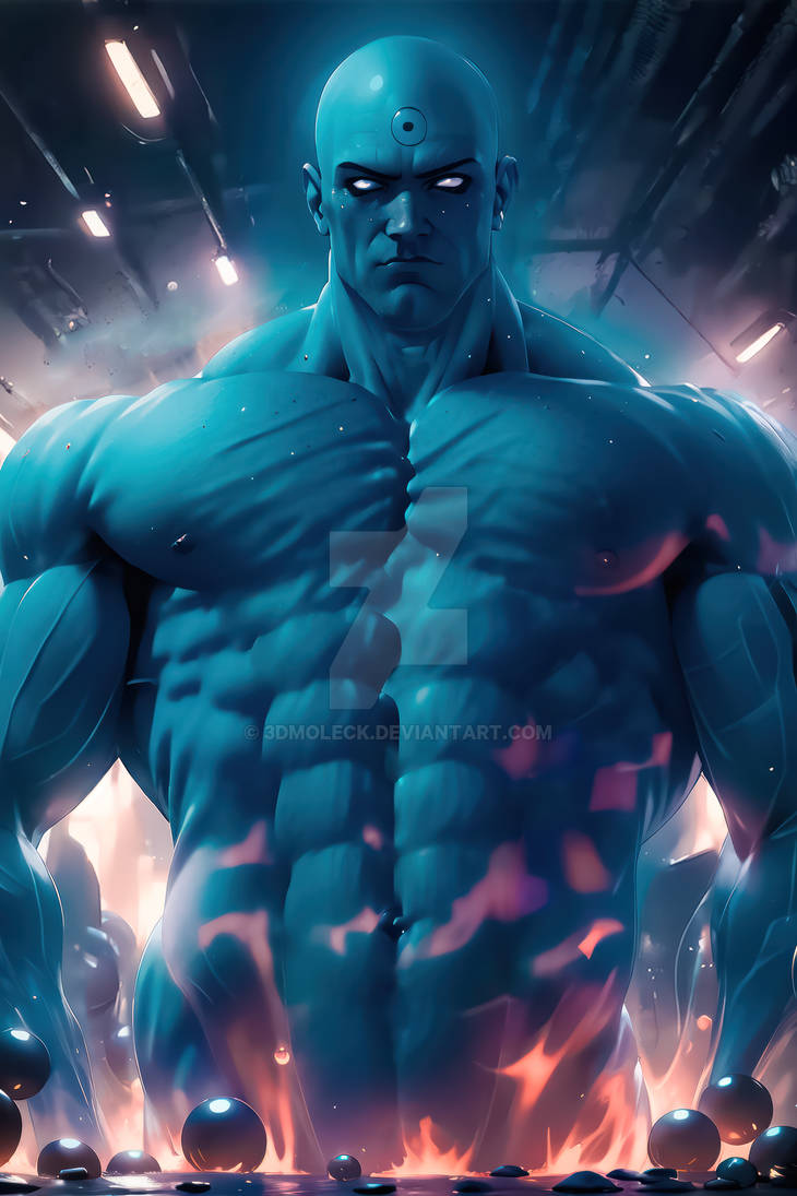 Dr Manhattan By 3dmoleck On Deviantart