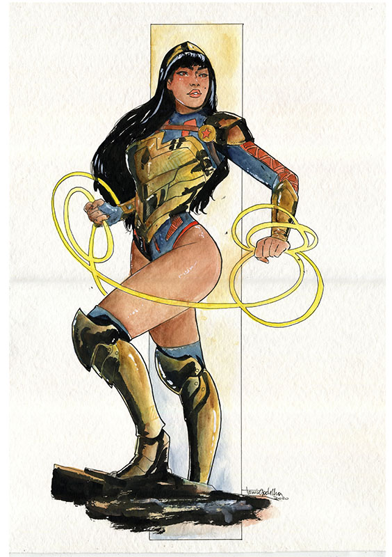 Wonder Woman Yara Flor By Tamiegadelhacomicart On Deviantart