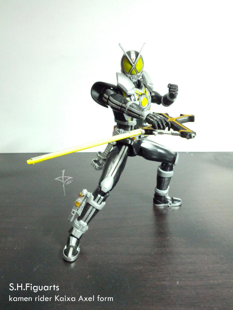 Kamen Rider Kaixa Axel form by dezet08 on DeviantArt Kamen Rider Kaixa Axel form by dezet08 on DeviantArt