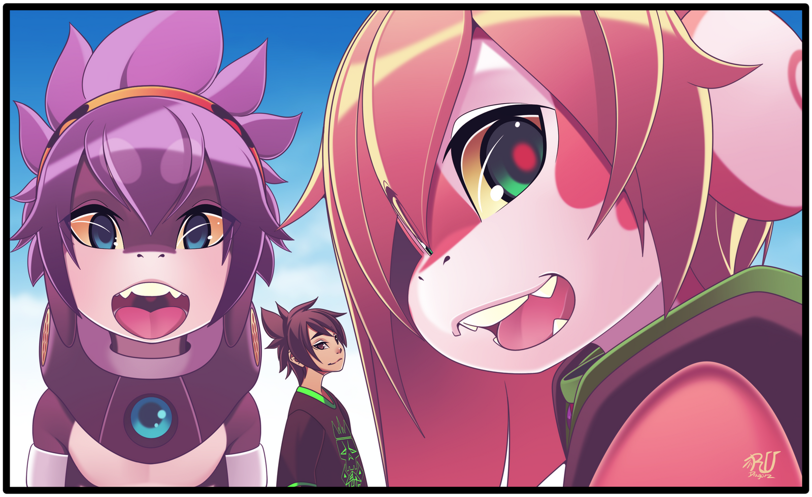 Ru Mako And Troy By Phation On Deviantart