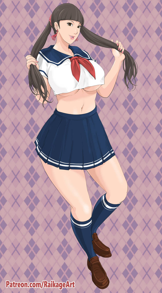 Schoolgirl Tenten By Raikageart On Deviantart