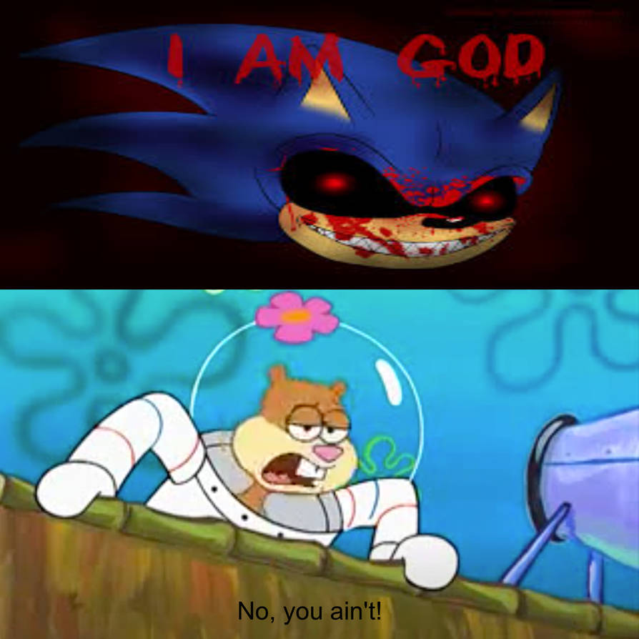 No You Aint God Sonicexe By Julayla 64 On Deviantart
