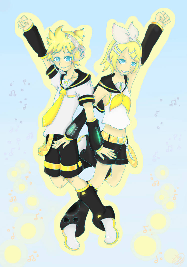 Kagamine Twins By Natochi On Deviantart