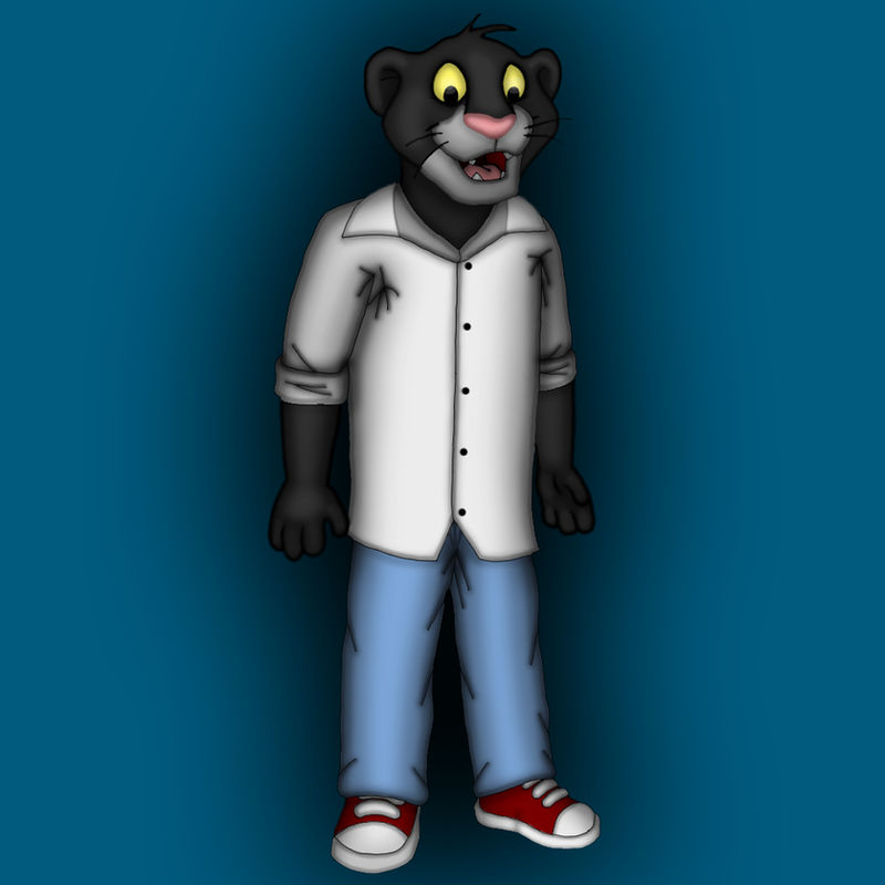 Anthro Cub Bagheera By Green24mellowart On Deviantart
