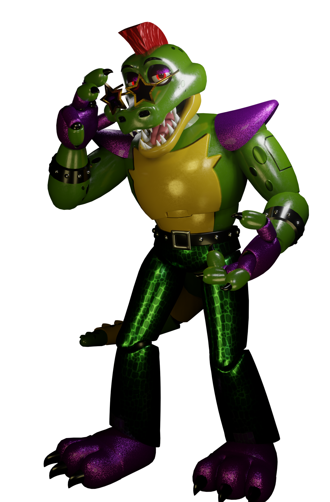 Monty Gator Retextured By E74444444444 On Deviantart