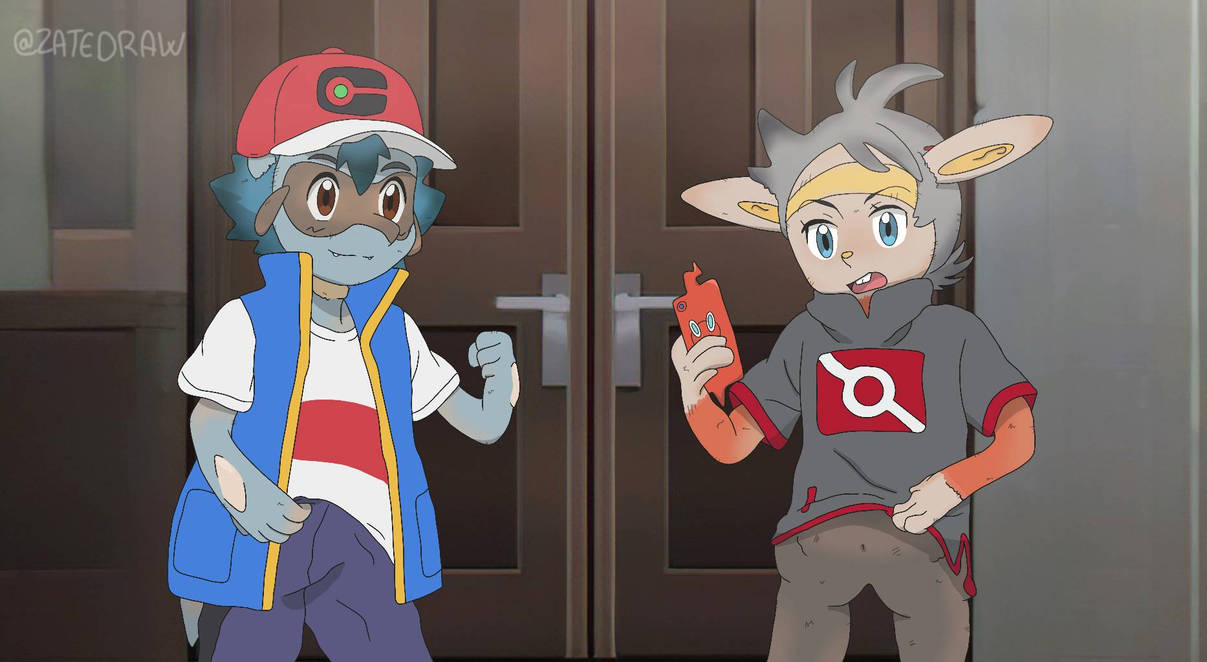 Ashs Riolu And Gohs Raboot Tf Part 2 By Zatedraw On Deviantart