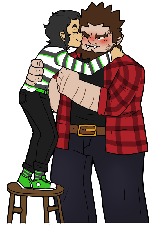 Big Kiss By Doitforscotty On Deviantart