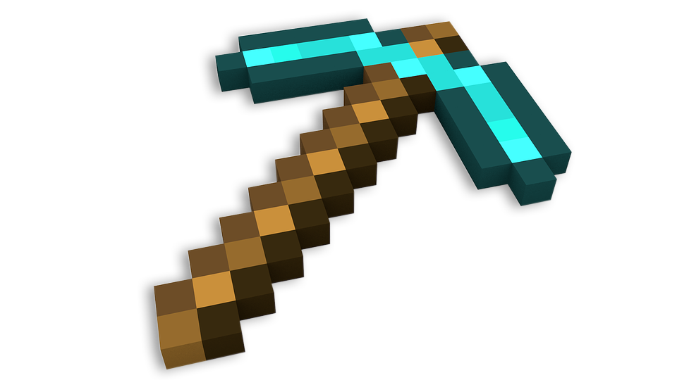 Minecraft Diamond Pickaxe Render By Zractal On Deviantart