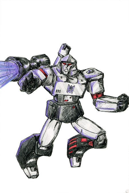 Megatron shooting by TicChallis on DeviantArt