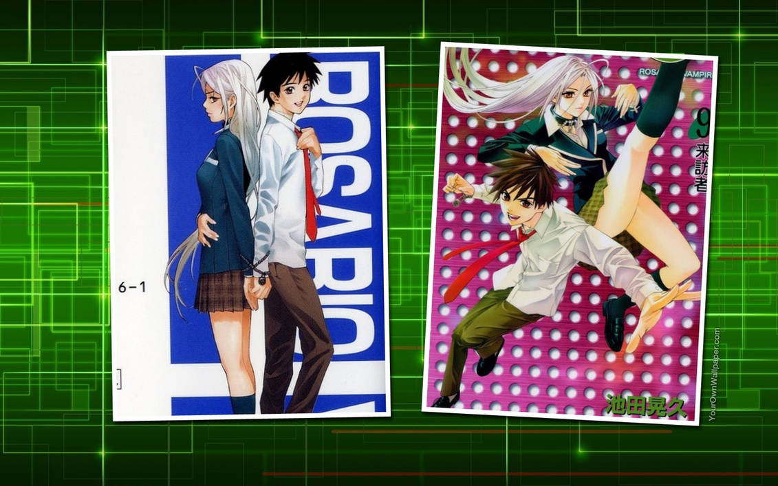 Tsukune And Moka Wallpaper 364 By Weissdrum On Deviantart