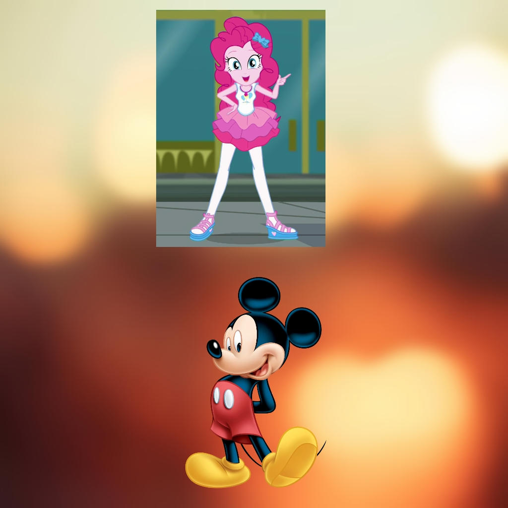 Pinkie Pie Likes Mickey Mouse By Stonekieran07 On Deviantart