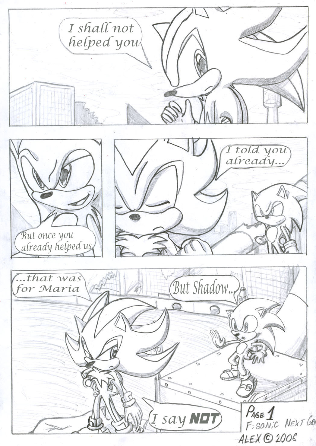 Sonic next generation fancomic by HedgehogSilver on DeviantArt