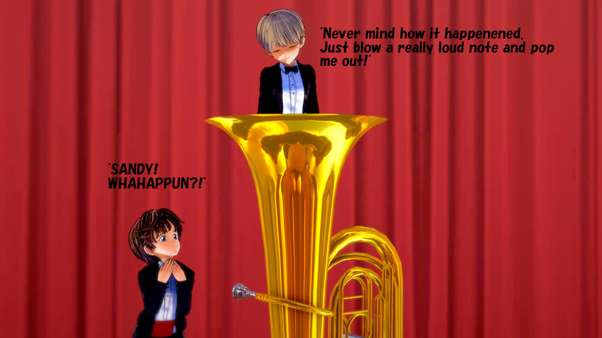 Sandy and Jerry- 'Troublesome Tuba' by CynicalSharkStudios on DeviantArt Sandy and Jerry- 'Troublesome Tuba' by CynicalSharkStudios on DeviantArt