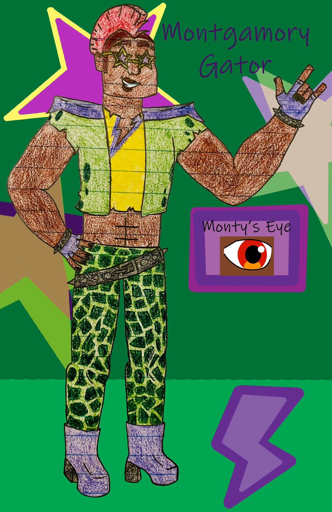 Humanmonty Gator By Jen Joyce On Deviantart