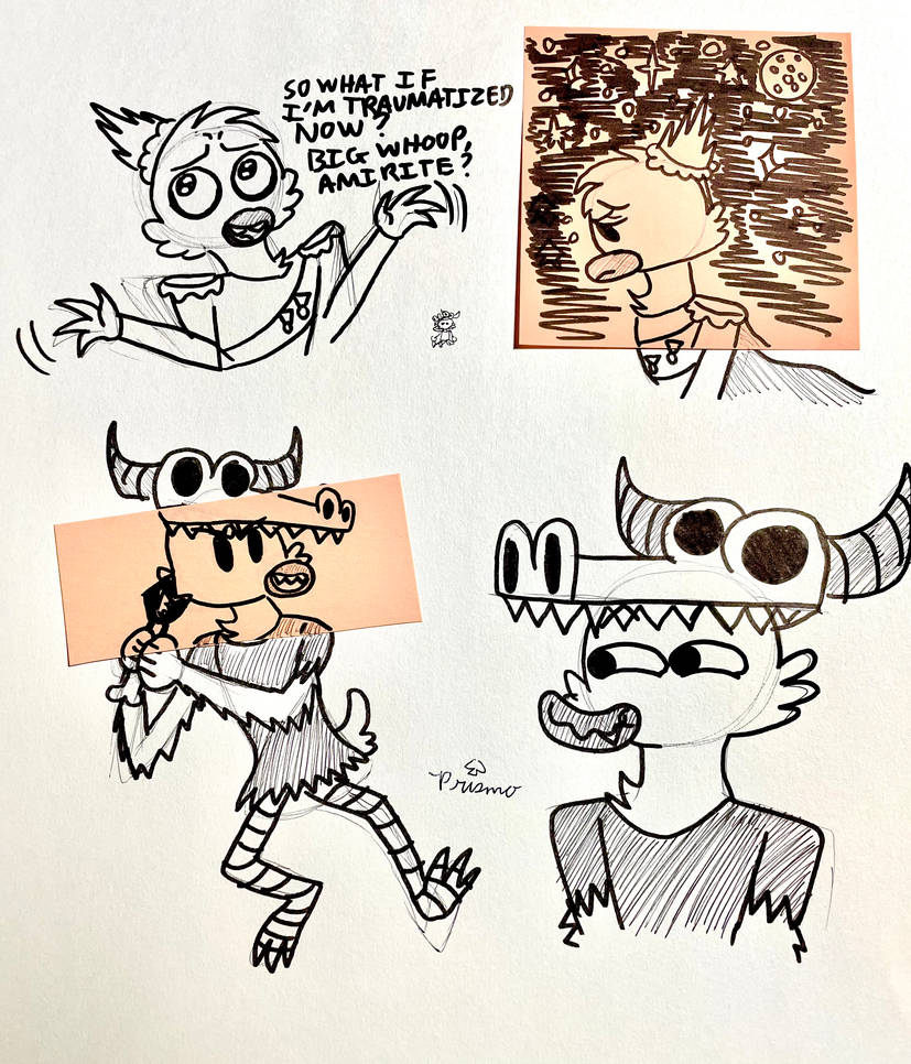 Ludo And Future Ludo Doodles By Prismotheawesome On Deviantart