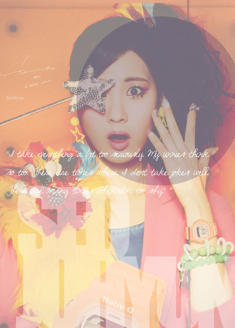 Soshi By Quotes Seohyun By Graphrix On Deviantart