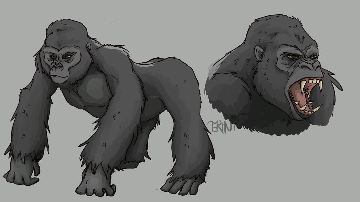 Gorilla By Cristorrmuu On Deviantart