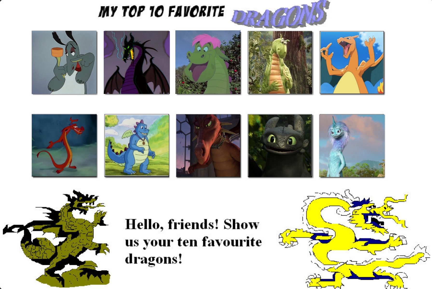 My Top 10 Favorite Dragons by TonyofBajaloa95 on DeviantArt My Top 10 Favorite Dragons by TonyofBajaloa95 on DeviantArt