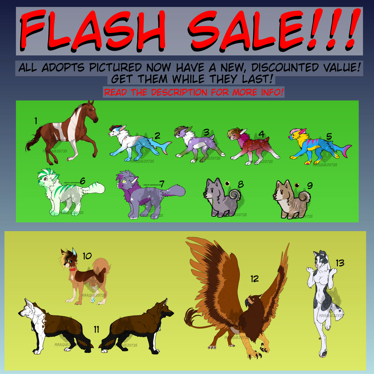 Fixed Price Feral Ych On Ych Market Deviantart
