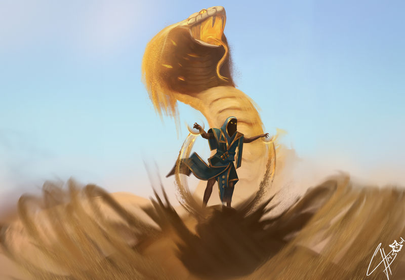 Desert Conjurer - Unleashing the Serpent by Chris-Owl on DeviantArt Desert Conjurer - Unleashing the Serpent by Chris-Owl on DeviantArt