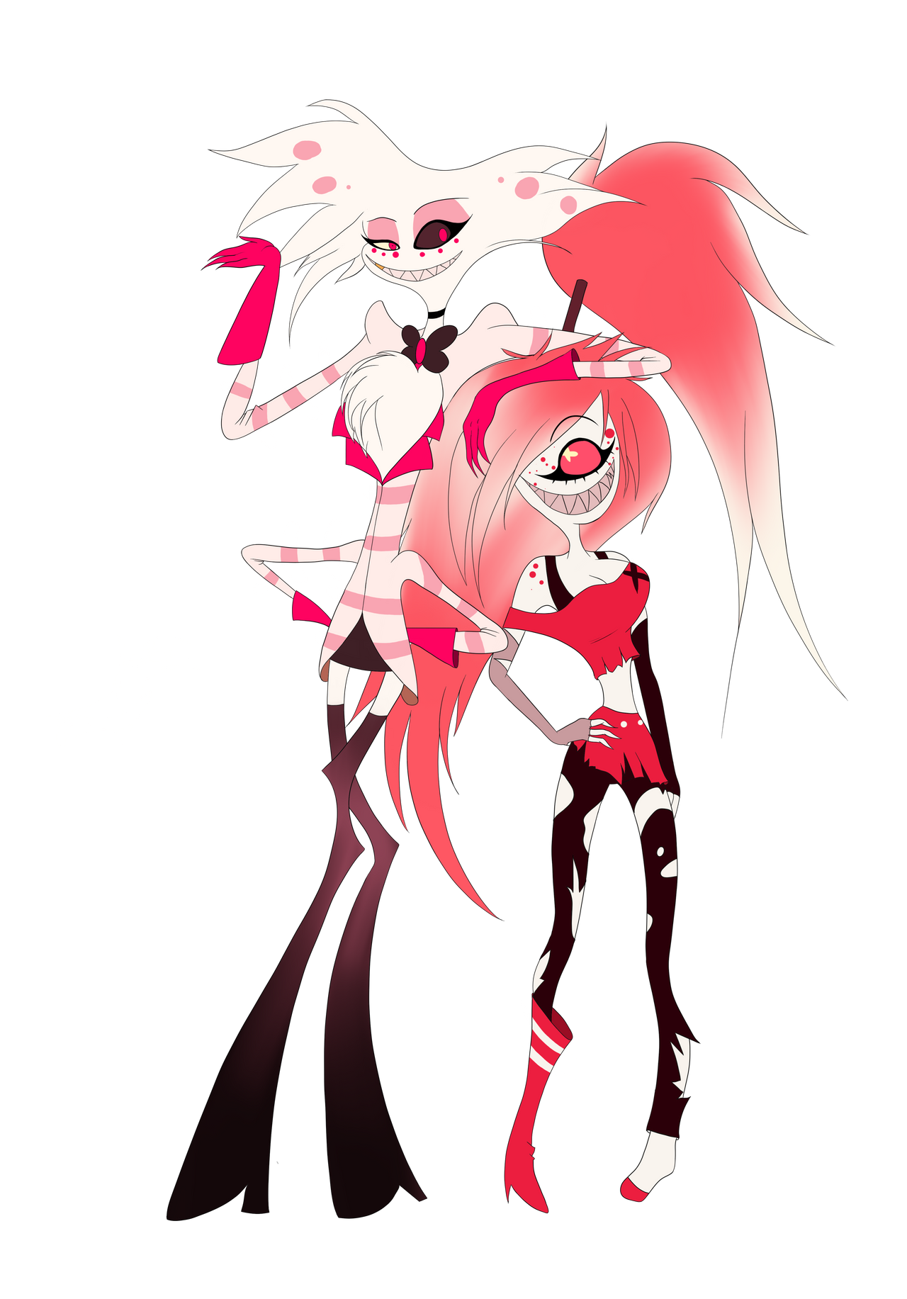 Angel Dust And Cherri Bomb By Witchygoths On Deviantart