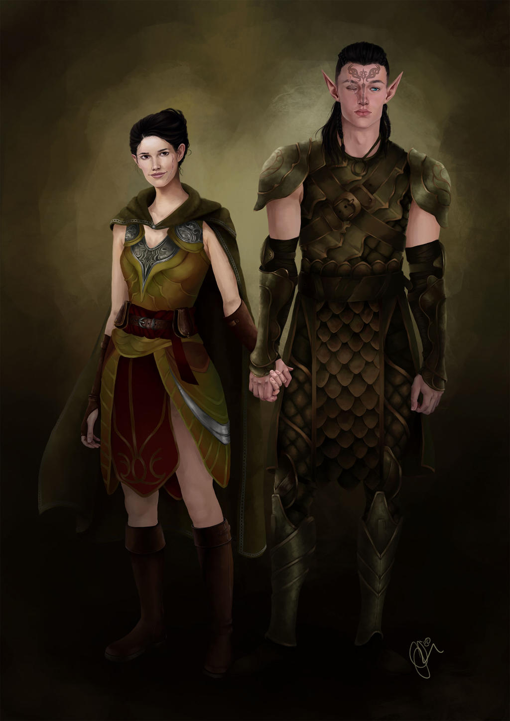 Nyla and Jhaan Commission by Cethlenn on DeviantArt Nyla and Jhaan Commission by Cethlenn on DeviantArt